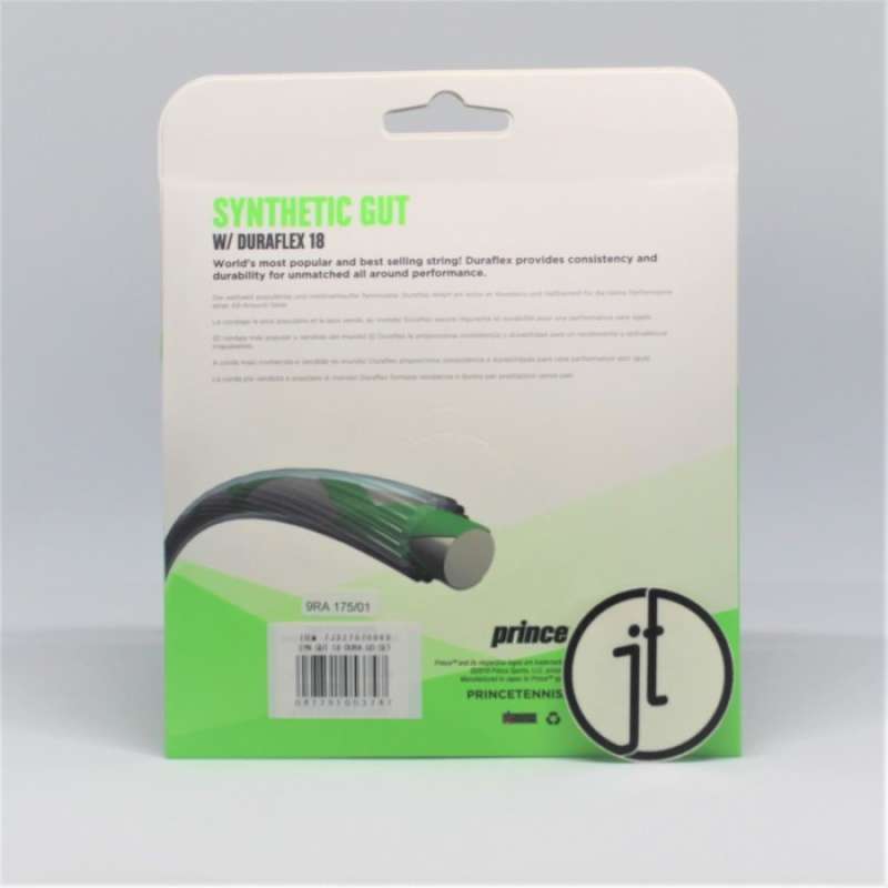 Promo Senar Tenis Prince Synthetic Gut 18 WIth Duraflex White Tennis ...
