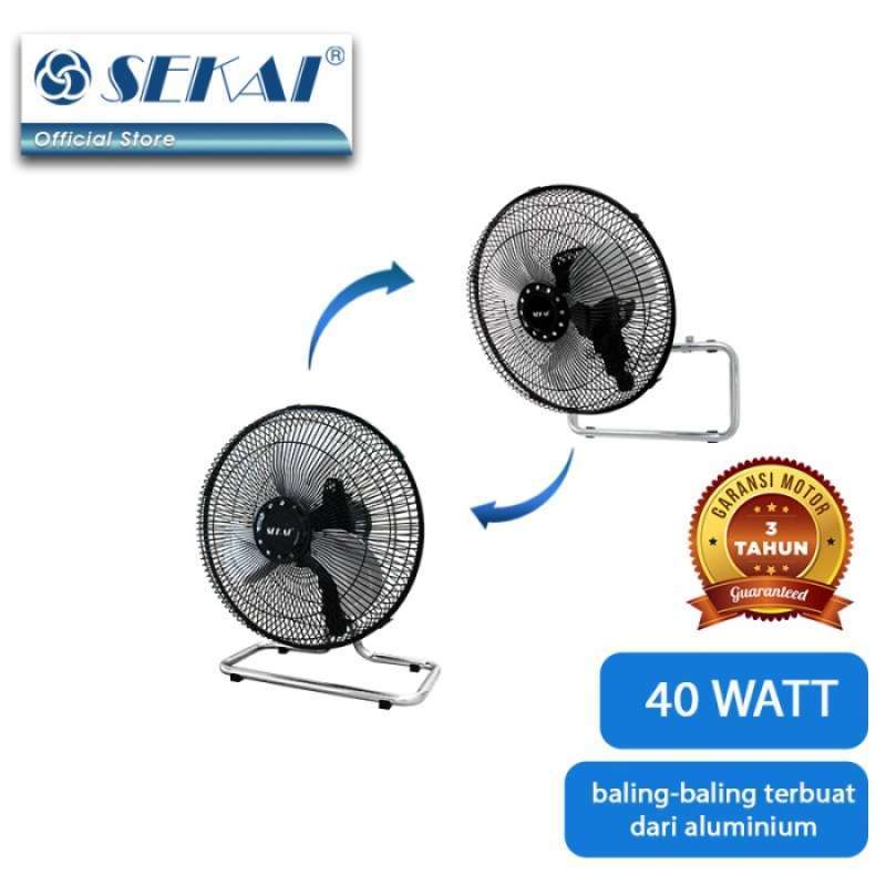 Promo Sekai Hfn-1210 Kipas Angin Besi Meja Dinding 12 Desk Wall Fan ...