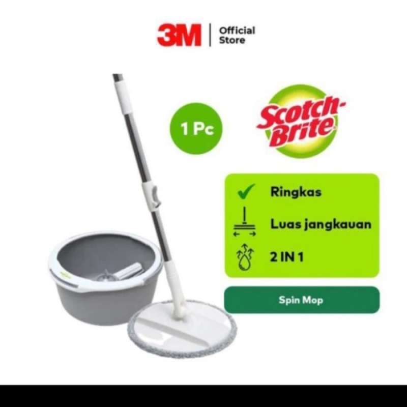 Promo Scotch-brite Single Spin Mop 3m Diskon 35% Di Seller King Store ...