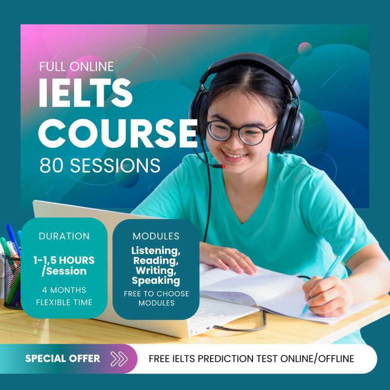 Promo SpecTa Education IELTS Preparation 80 Sesi - Full Online Diskon 10% di Seller Specta ...