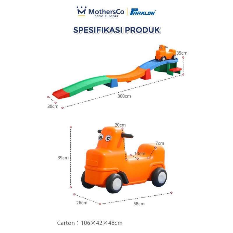Jual Parklon Mainan Mobil Seluncur Roller Coaster Anak Perosotan ...