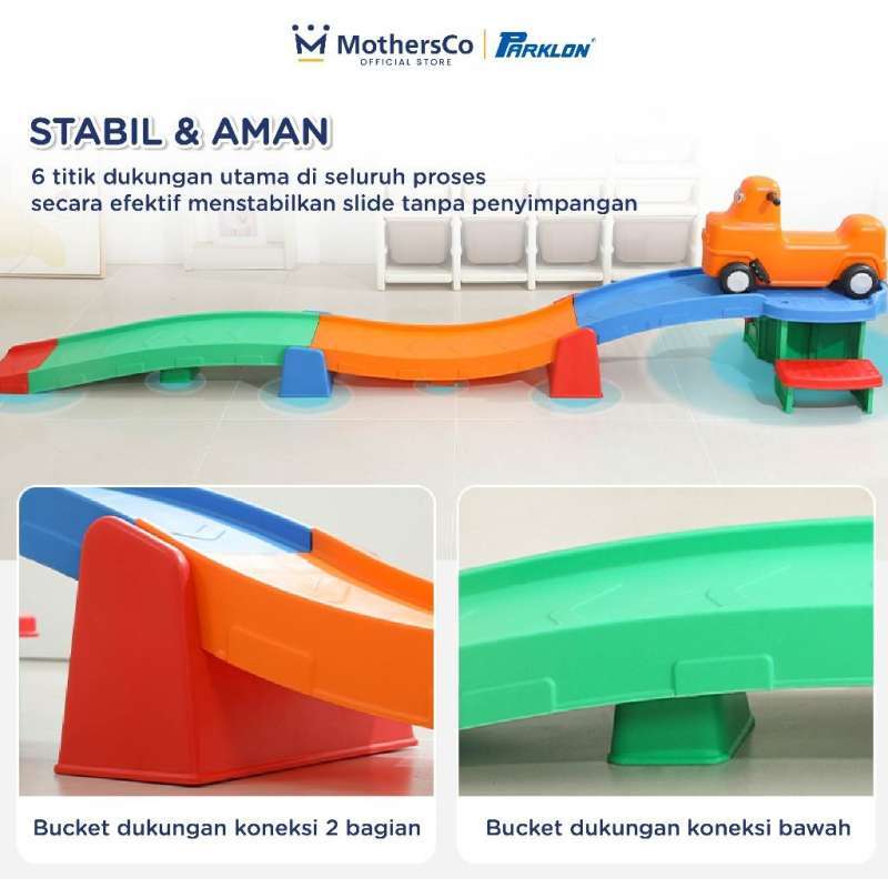 Jual Parklon Mainan Mobil Seluncur Roller Coaster Anak Perosotan ...