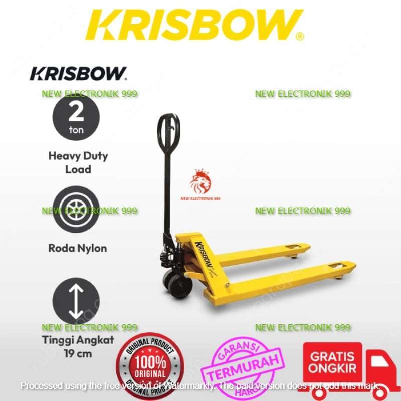 Promo Krisbow Roda Hand Pallet 2 Ton 0500369 Pu Fork Wheel Hand Pallet ...