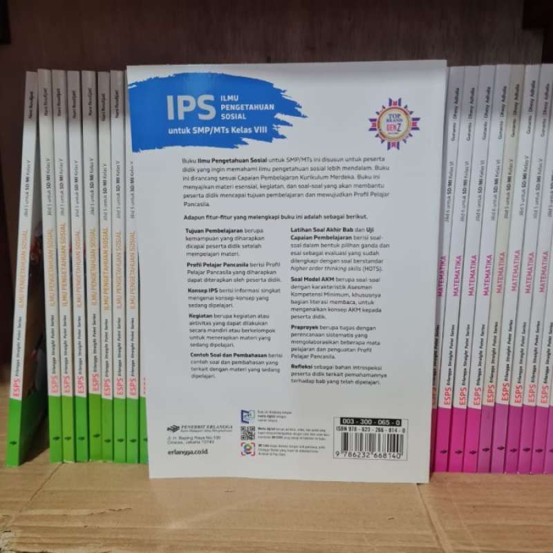 Promo Obral Buku Smp Ips Kelas 8 Kurikulum Merdeka Erlangga Diskon 23% Di Seller Faika ...
