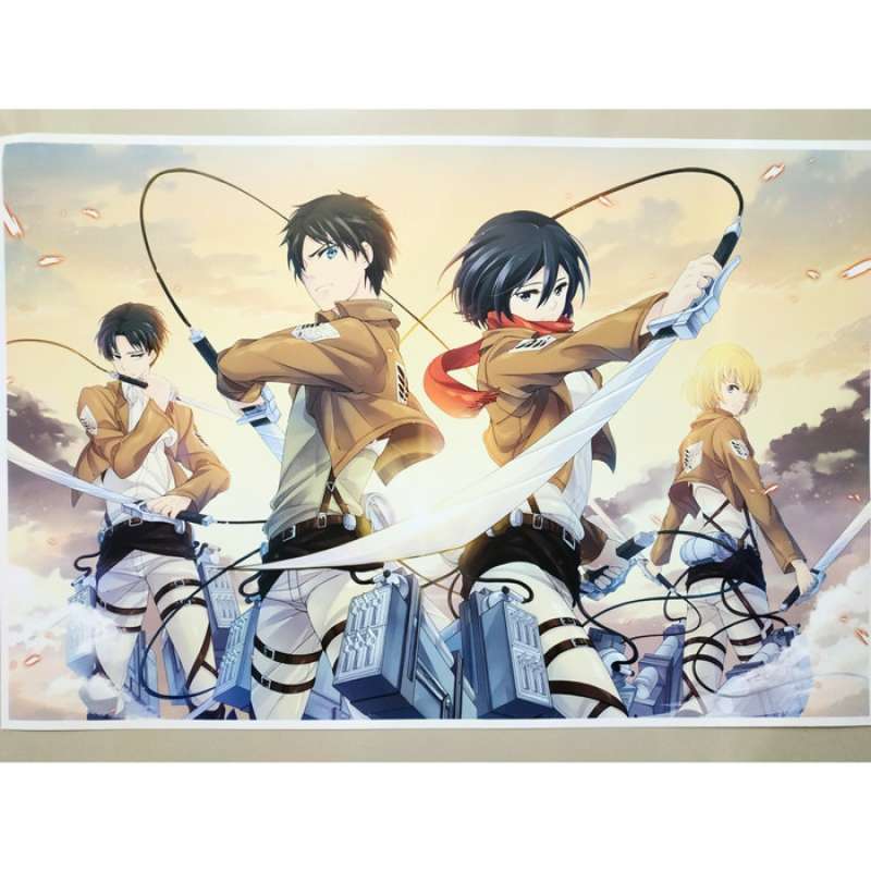 Promo Poster Anime Shingeki no Kyojin 17 / Attack on Titan SNK AOT ...