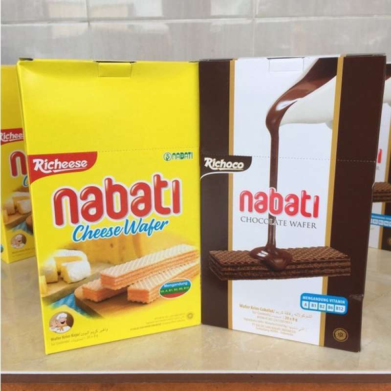 Jual Richeese Nabati cheese wafer Nabati wafer keju Nabati wafer coklat ...