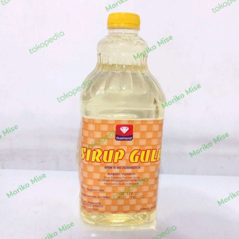 Promo sirup gula diamond 2 liter simple syrup fructose fruktosa gula ...