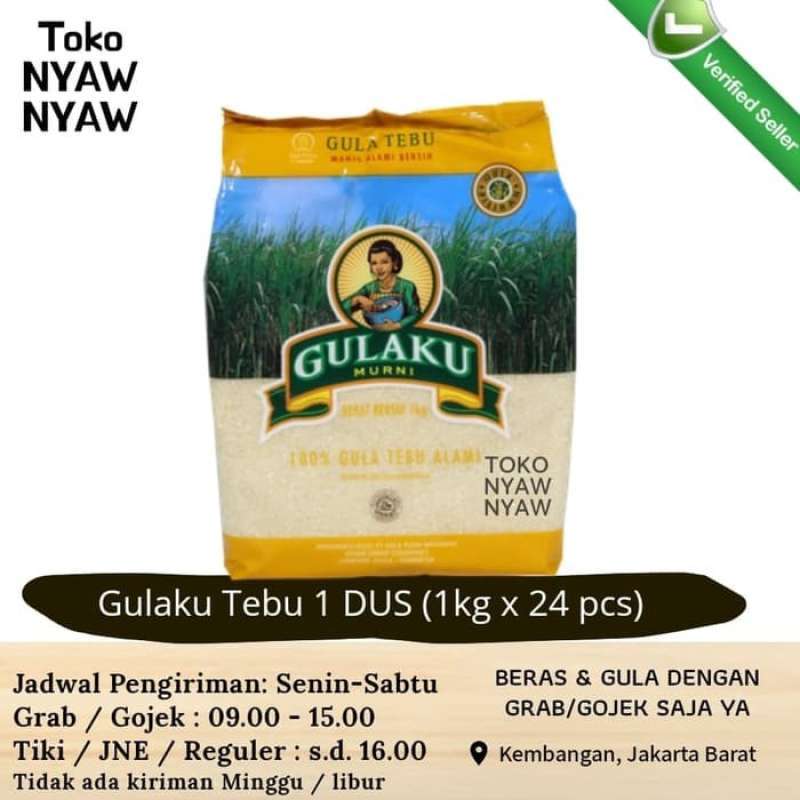 Promo Gulaku Kuning 1 Dus (1 Kg X 24 Pcs) Diskon 23% Di Seller Hikari ...