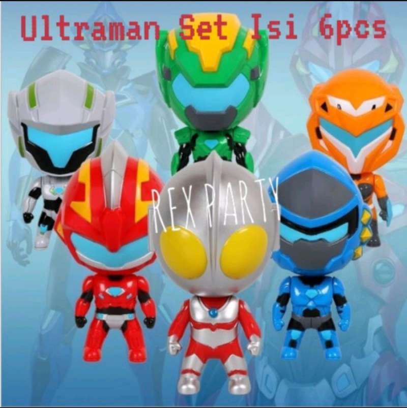 Promo Ultraman Figure Set/Mainan Ultraman/Ultraman Toy/Ultraman Diskon ...