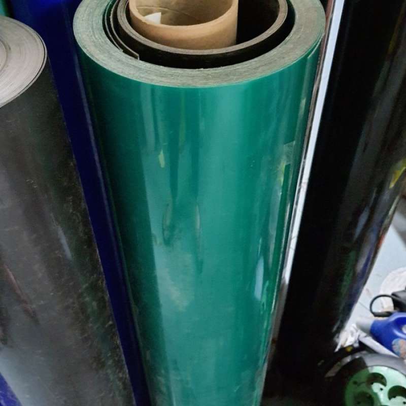 Promo Plat Fiber Penutup Pagar Tebal / Plastik Pvc Tutup Pelapis Pintu ...