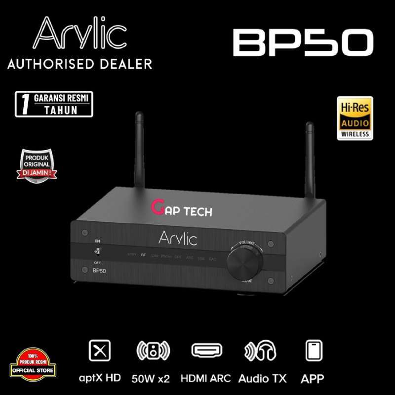 Promo Arylic Bp50 / Bp 50 Wireless Pre Amplifier With Ess Es9023p Dac Original Diskon 1% Di ...
