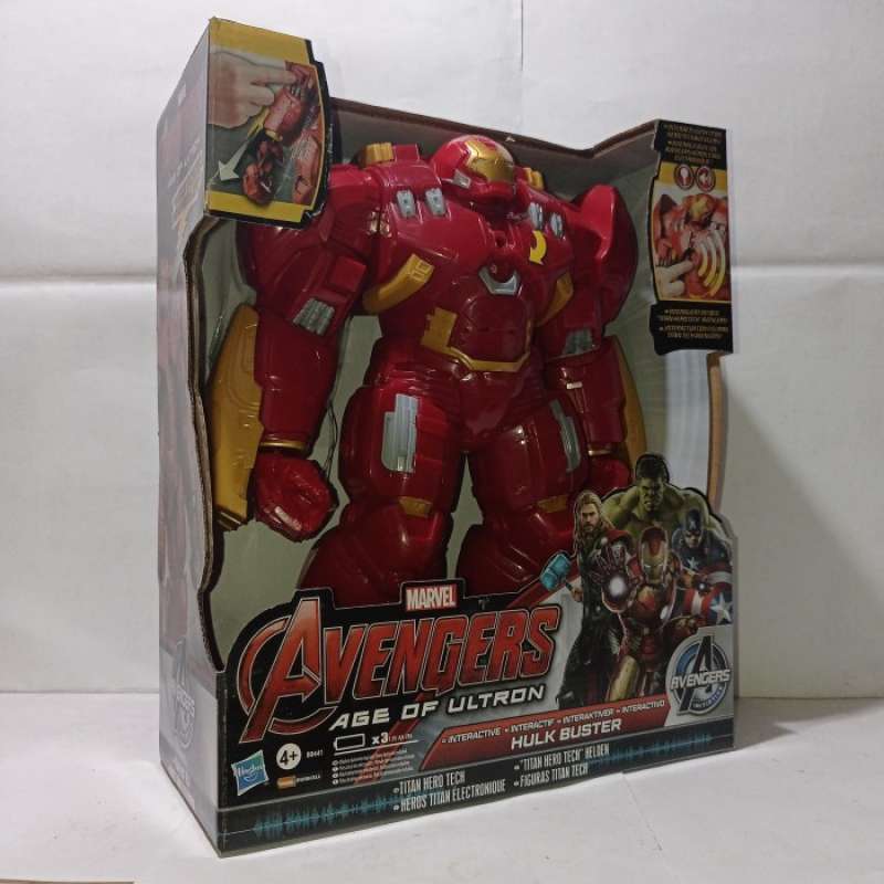 Jual Hasbro Titan Hero Tech Marvel Avengers Hulk Buster Interactive Di ...