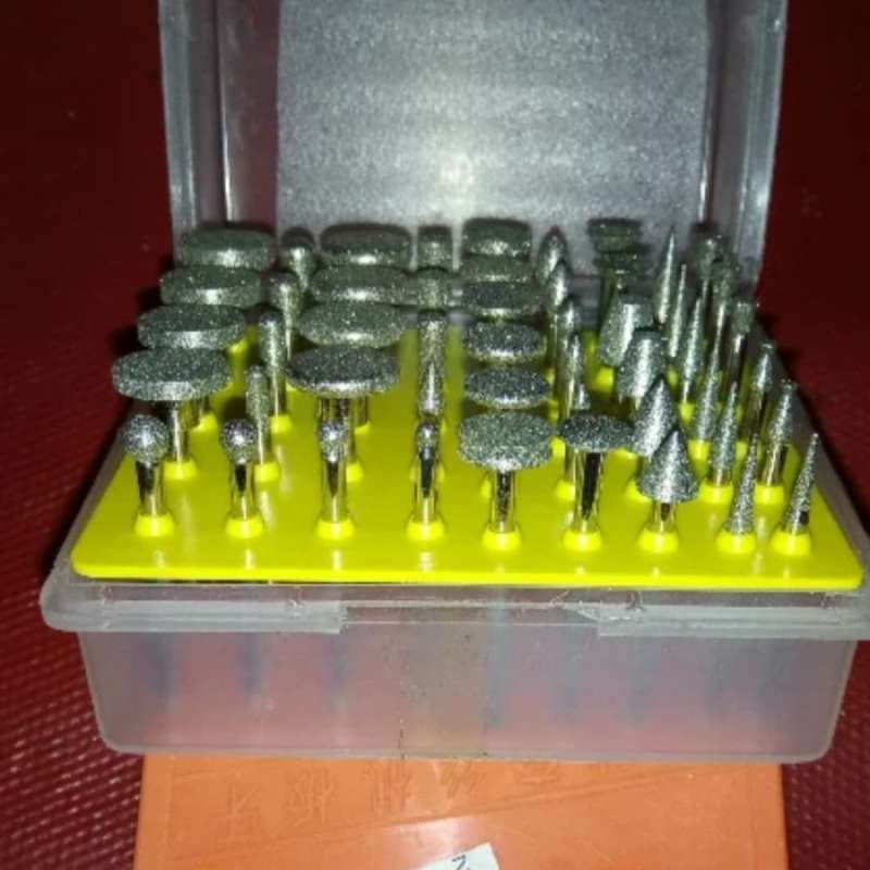 Promo Mata Bor Intan Ukir Mini Gerinda Set 50 Pcs Diskon 26% Di Seller ...
