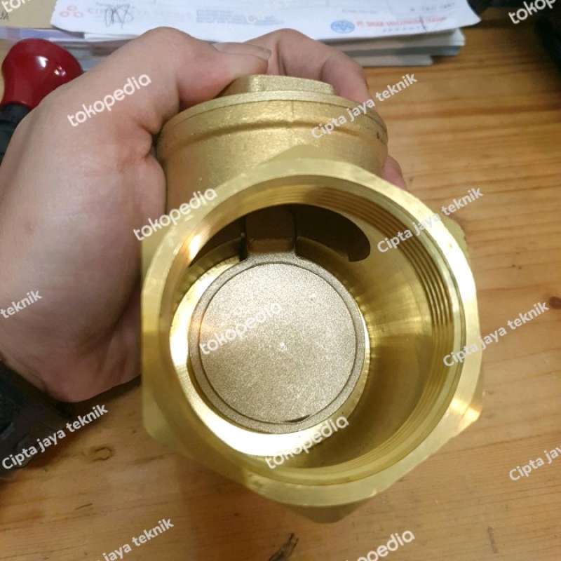 Jual Limited Swing Check Valve Kuningan / Klep Tabok 2 (inch) Pn16 Di ...