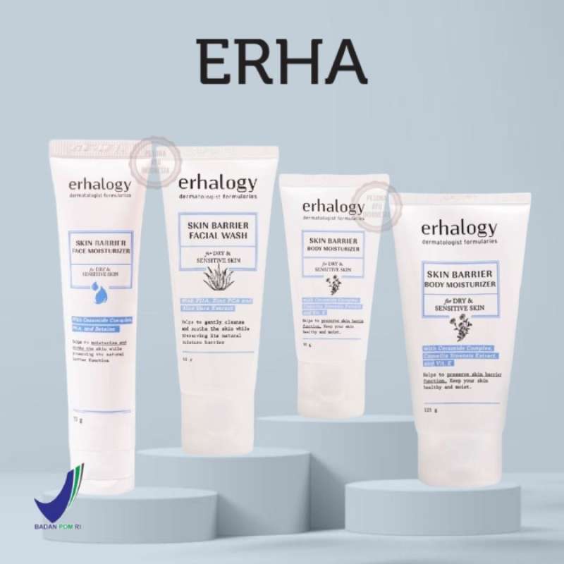 Jual ERHA Gentle Skin Barrier Series - Face Moisturizer | Body ...