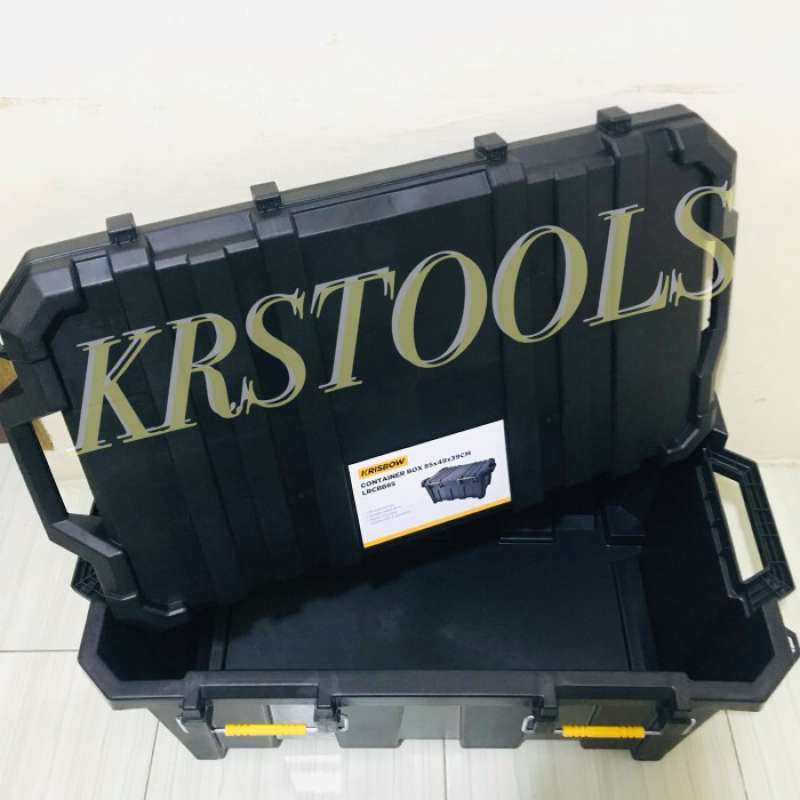 Promo Krisbow Container Box Heavy Duty Kotak Penyimpanan 85 Ltr - Hitam ...