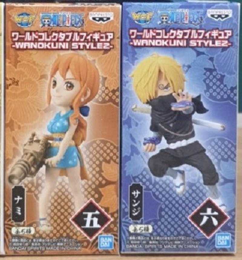 Promo Nami Sanji WCF One Piece Wanokuni Style vol 2 Bandai Figure ...