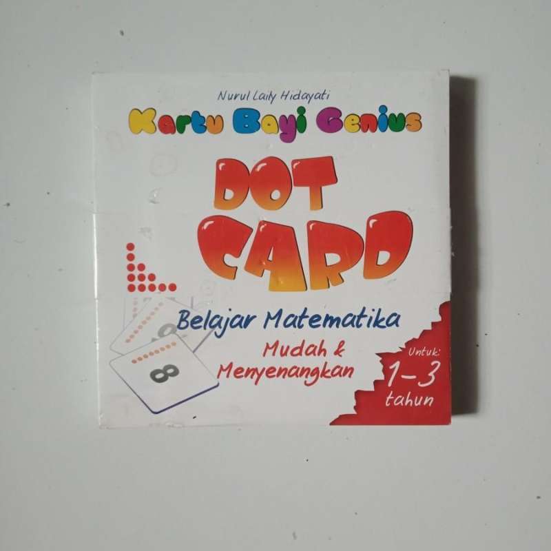 Jual KARTU BAYI GENIUS DOT CARD - Belajar Matematika Mudah ...