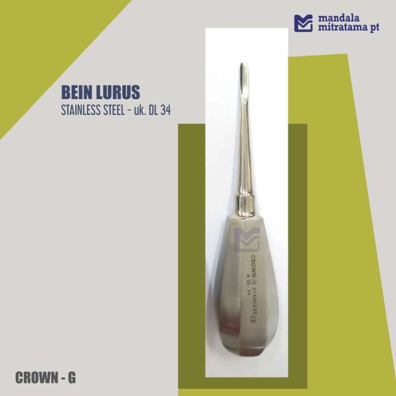 Promo Bein Lurus - Dental Instrumen - Crown-G Diskon 33% di Seller ...