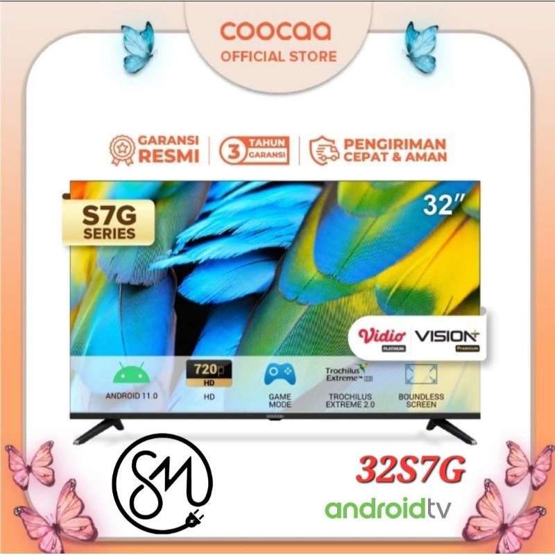 Jual Led Tv Coocaa 32s7g 32 Inch Smart Android 11 Digital Tv Di Seller Sinar Matahari Sm Amin ...