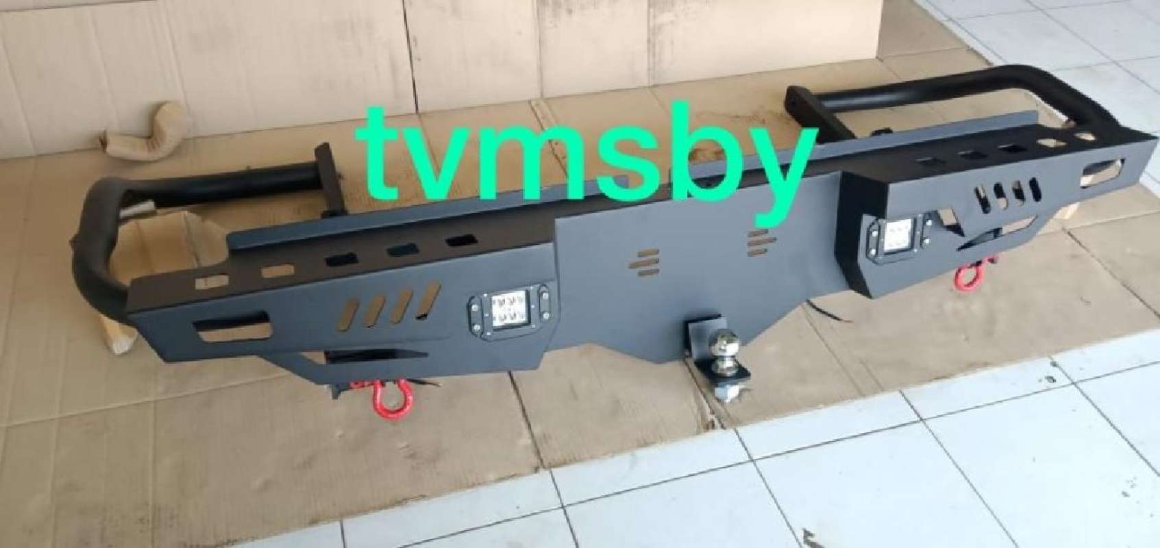 Jual Rear Bumper Guard Custom TRD Hilux Triton Ranger Navara DMax ...