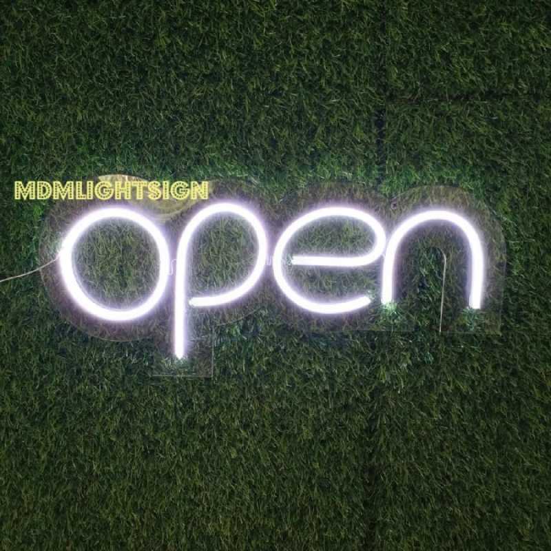 Promo Dekorasi Lampu Neon Led Tulisan Open , Neon Sign Diskon 23% Di ...