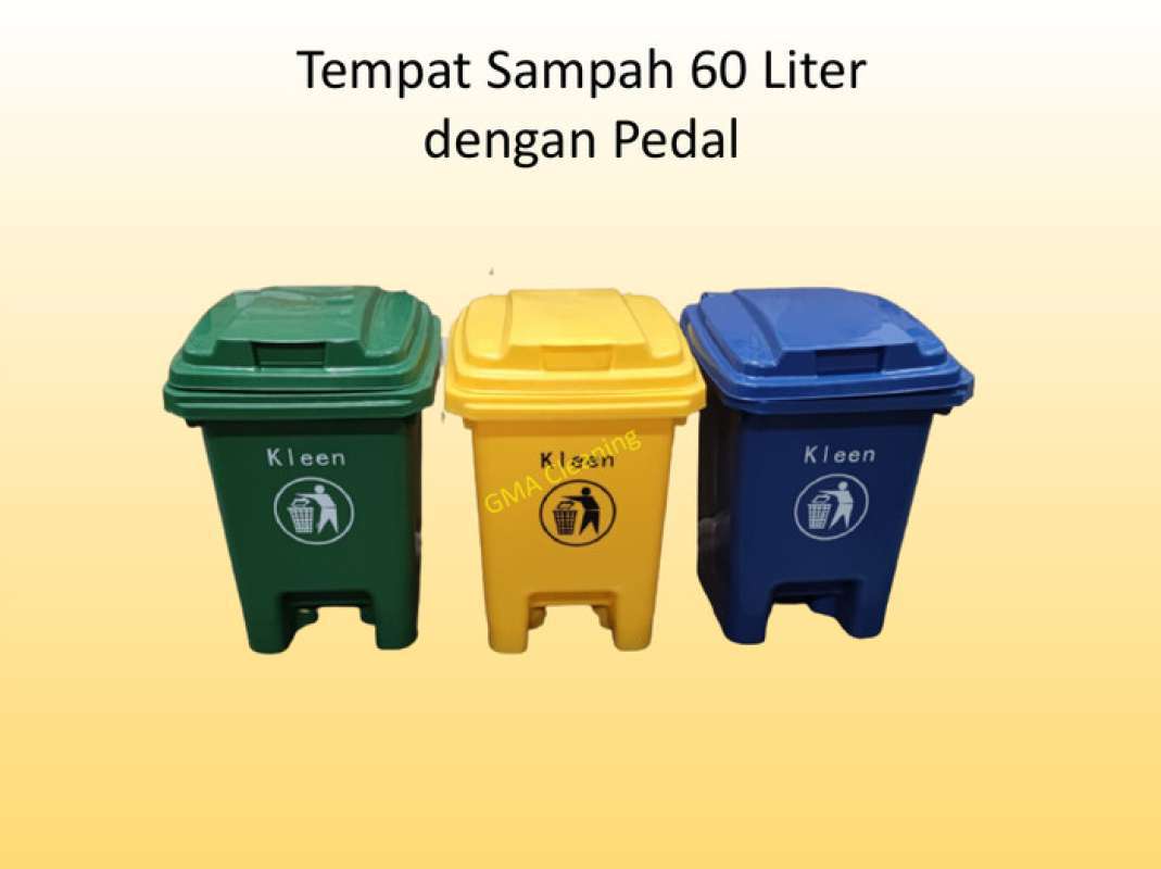 Jual Tempat Sampah Merk Kleen 60 Liter Dengan Pedal - Biru Di Seller Ratata Store - Cengkareng ...