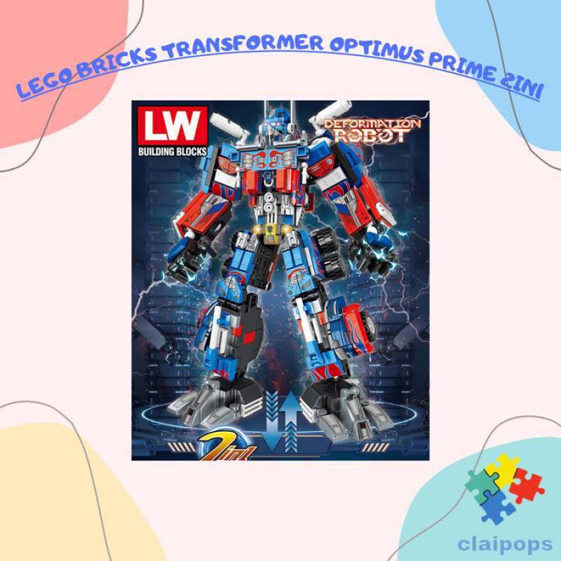 Promo Mainan Lego Bricks Transformer Optimus Prime 2in1 (robot Dan ...
