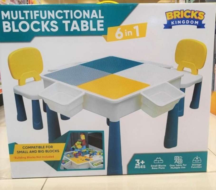 Promo Lego Table Brick Meja Lego Anak Buat Main Lego Learning Desk ...