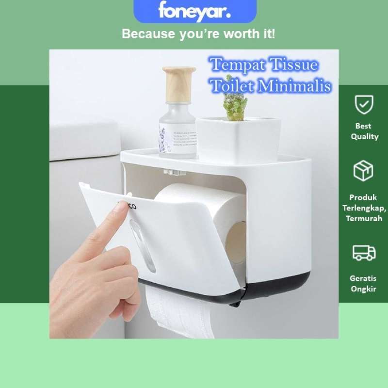 Jual Tempat Tissue Toilet Kotak Tisu WC Tempel Tissue Box Kamar Mandi ...