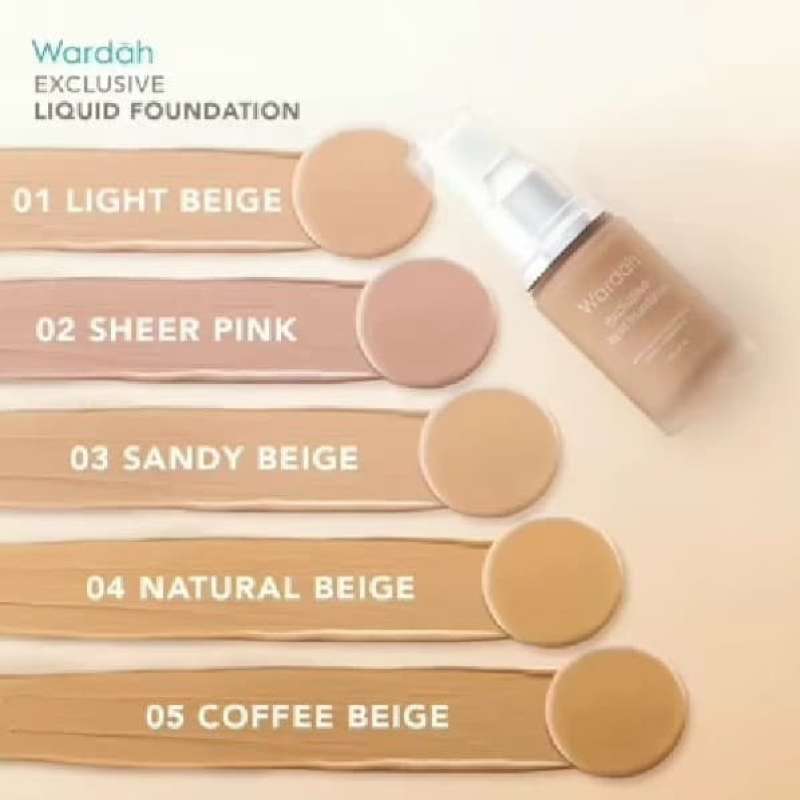 Jual WARDAH EXCLUSIVE LIQUID FOUNDATION 20ML di Seller Intan Kosmetik ...