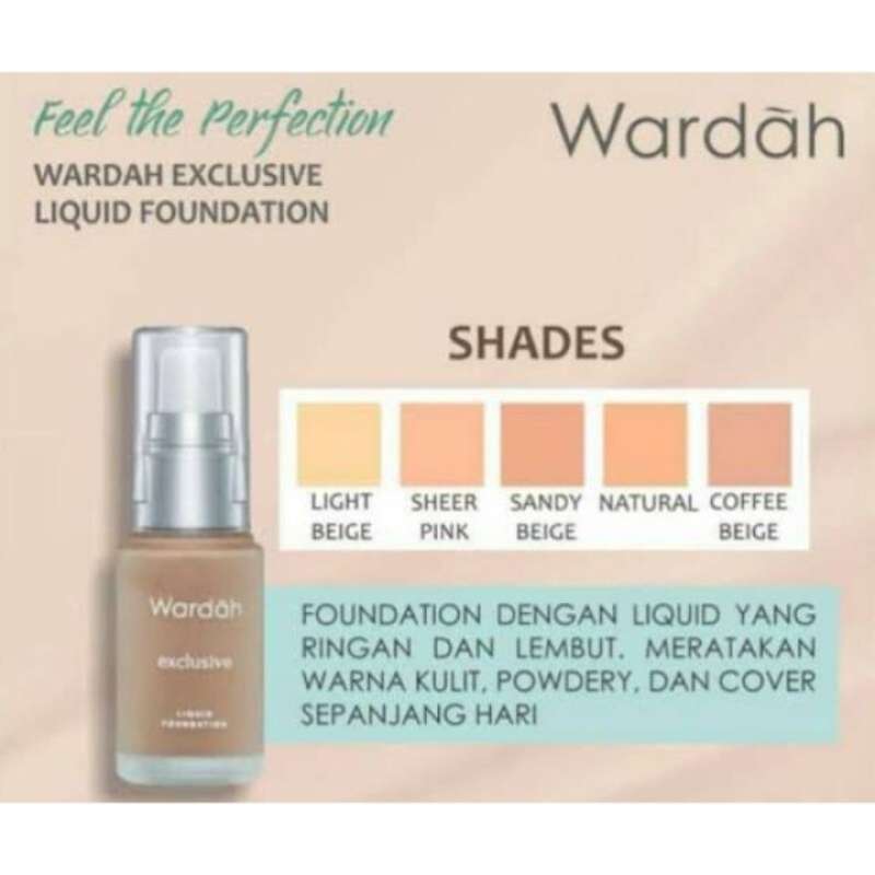 Jual WARDAH EXCLUSIVE LIQUID FOUNDATION 20ML di Seller Intan Kosmetik ...