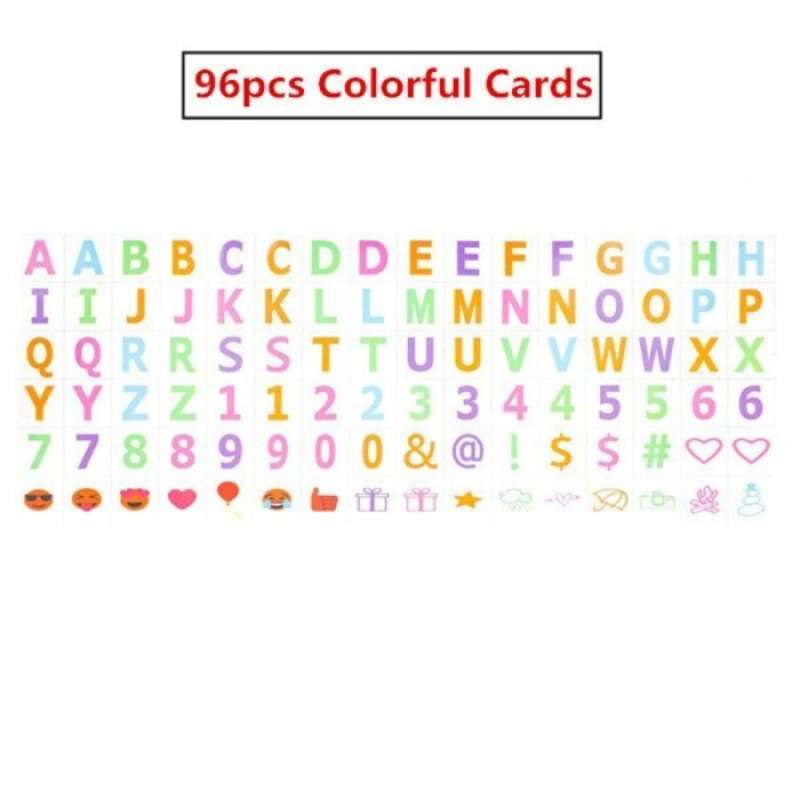 Promo LAMPU DISPLAY HURUF LED / LETTER LIGHT BOX A5 DIY CINEMA BOARD ...