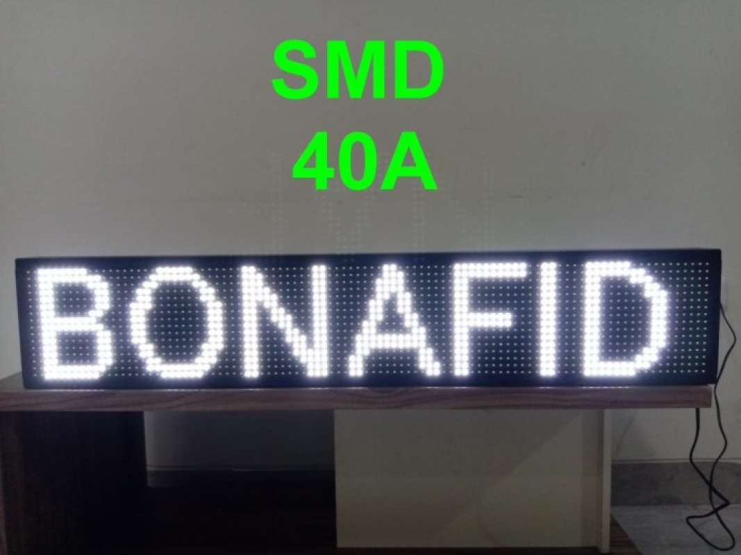Promo LED RUNNING TEXT 100 CM X 20 CM MOVING SIGN WARNA MERAH INDOOR ...
