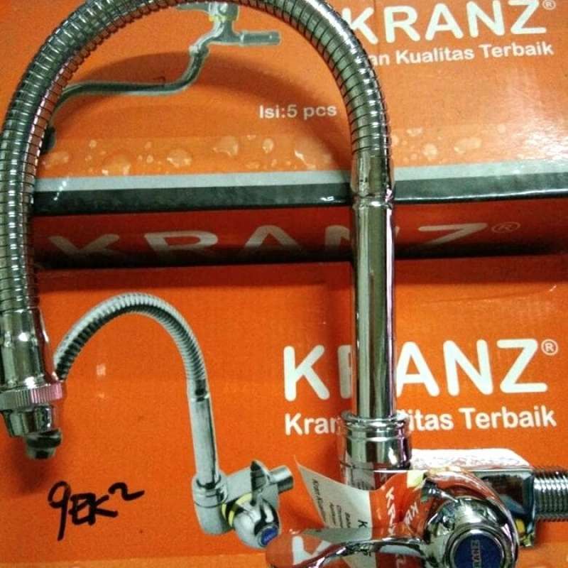Promo KRAN DAPUR FLEXIBLE MERK KRANZ/KRAN ANGSA/KRAN BAK CUCI PIRING ...
