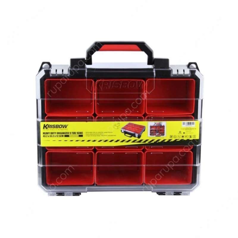 Promo Krisbow Tool Box Kotak Alat Perkakas Toolbox Plastik 9 ...