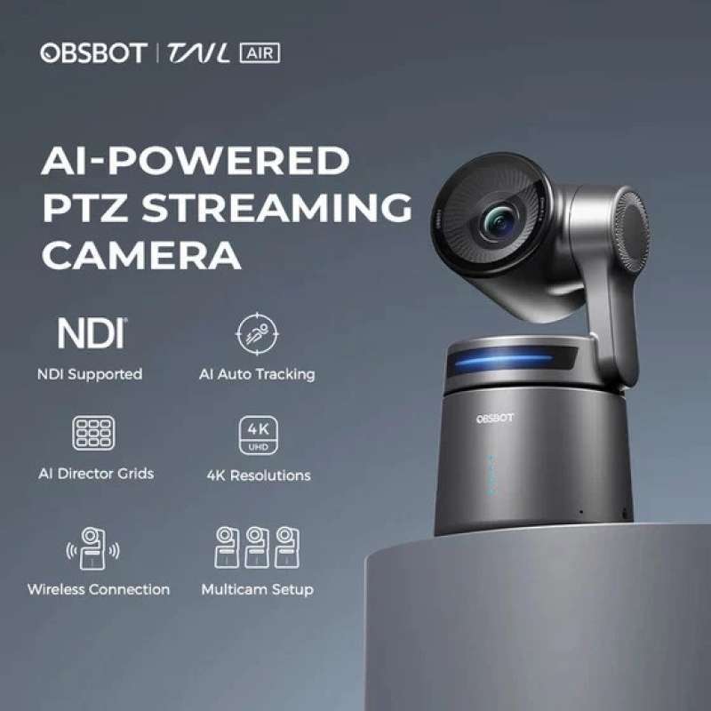 Jual OBSBOT Tail Air AI-Powered PTZ Streaming Camera - Webcam Original ...
