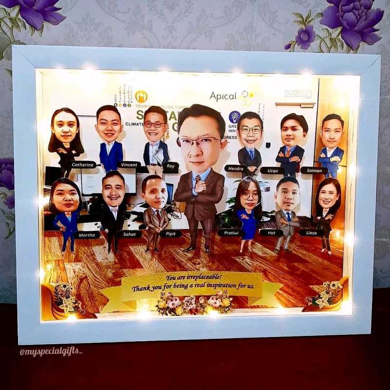 Jual Bingkai Kenang-Kenangan / Hadiah Perpisahan / Kado Perusahaan / Farewell Souvenir ...