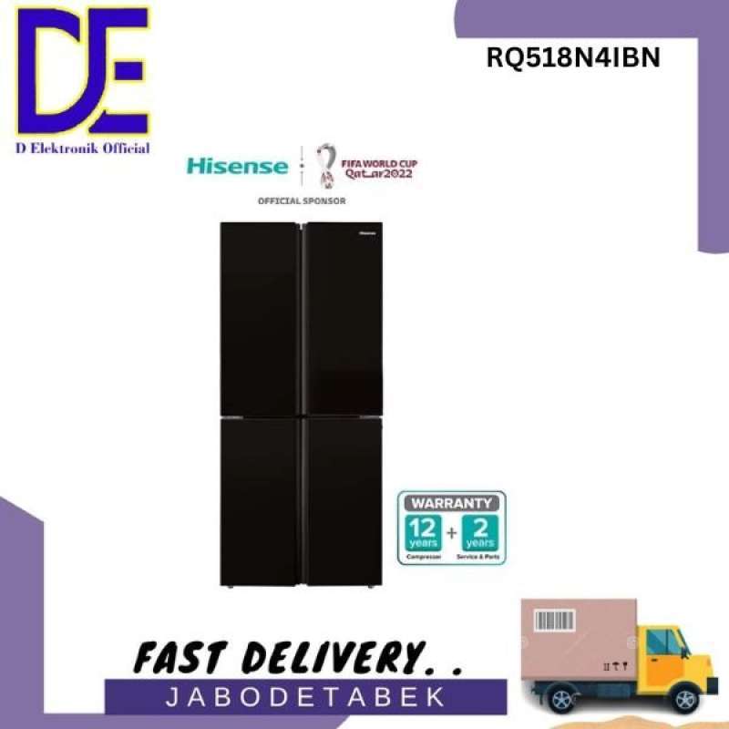 Promo Hisense Rq518n4ibn - Kulkas Side By Side Multidoor Inverter 467l ...