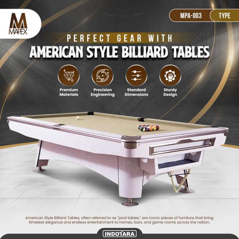 Jual Meja Billiard Mapex Concorrenza 9 Ft Mpa-003 - Meja Bilyar/meja ...