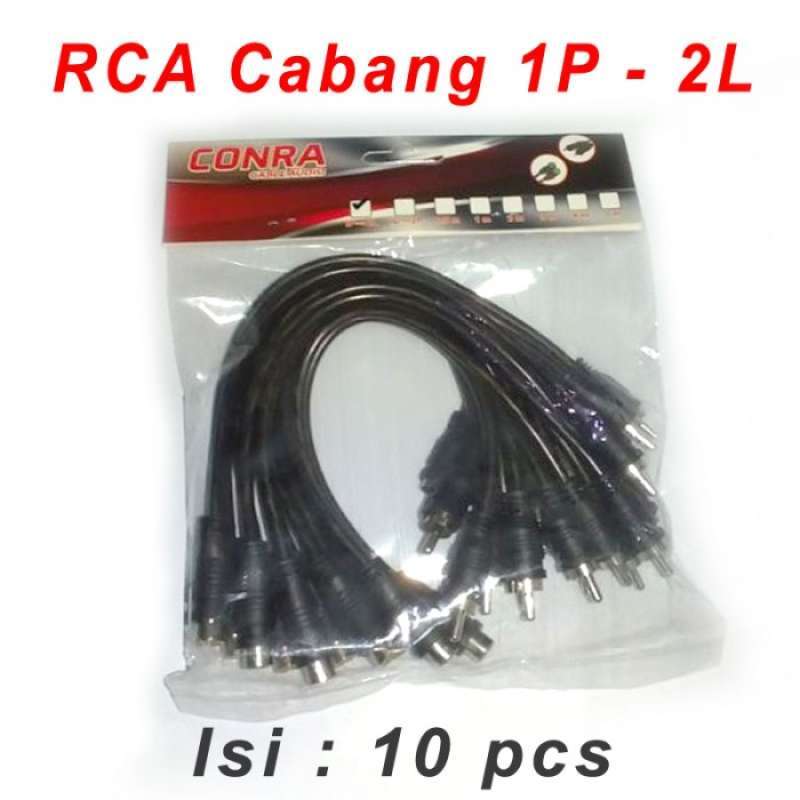 Promo KABEL RCA JACAY CABANG/CABLE RCA CABANG/KABEL RCA CABANG 10 pcs Diskon 23% di Seller ...