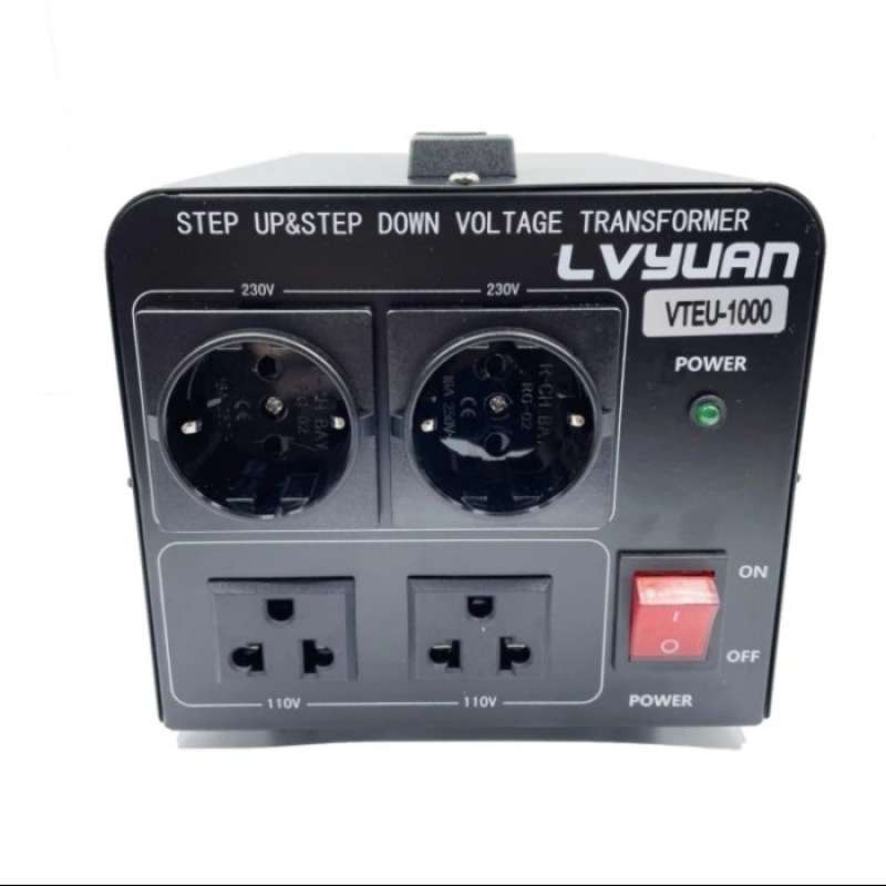 Promo Trafo Step Down 220v-110v 1000watt Doble Output High Quality ...