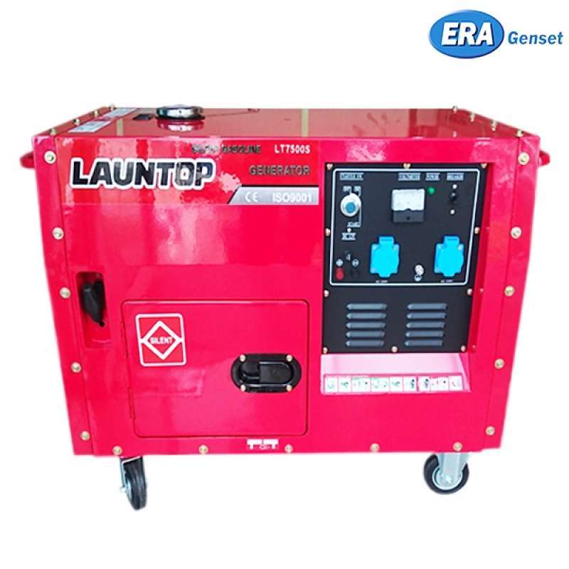 Jual Genset Silent Bensin 5 kVA/ 5000 Watt/5 kW Launtop LT7500S di ...