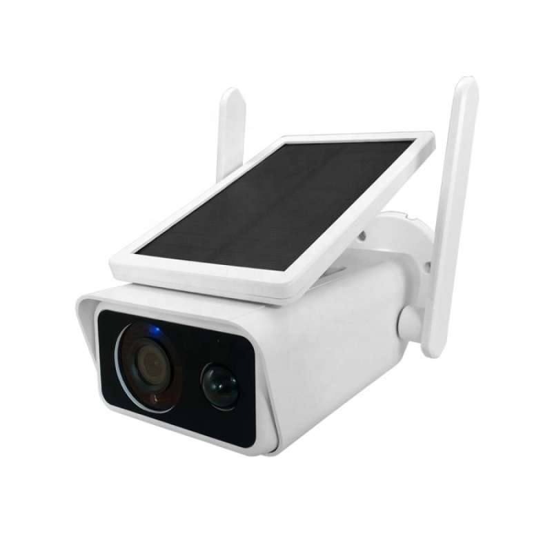 Promo Ip Cam Solar Cell Panel Cctv Tenaga Surya Outdoor Waterproof Fhd ...