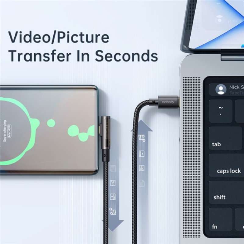 Jual MCDODO CA-340 KABEL GAMING TRANSPARANT PD TYPE C FAST CHARGING ...