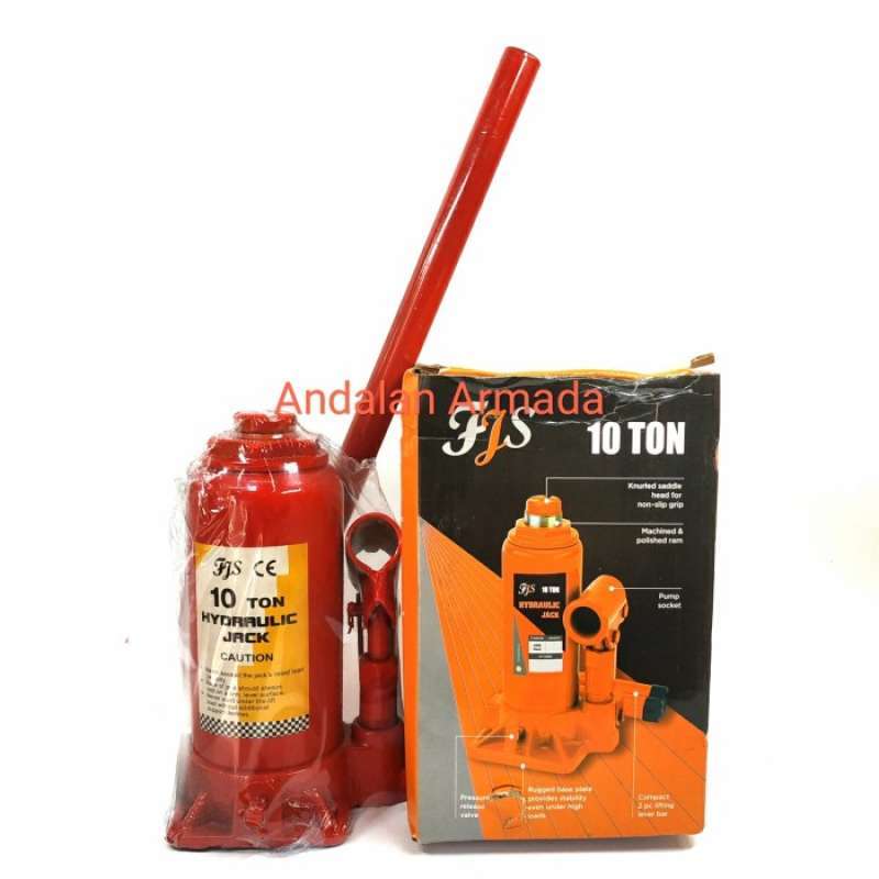 Promo New Dongkrak Botol 10 Ton Hydraulic Jack Terbaik Diskon 31% di ...