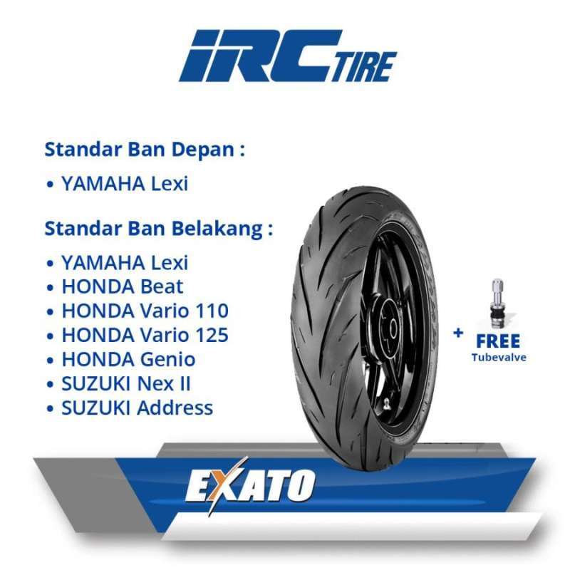Promo Ban Belakang Motor Irc 90-90-14 46p Exato Nr88 Tubeless Honda ...