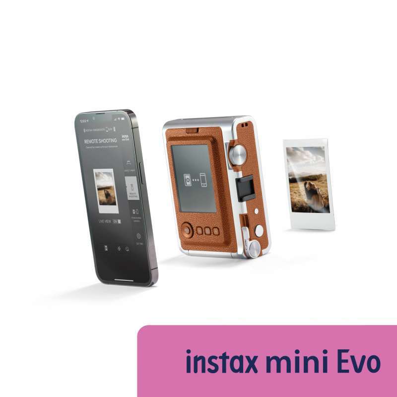 Jual FUJIFILM Instax Mini Evo Hybrid Instant Camera - Brown di Seller ...