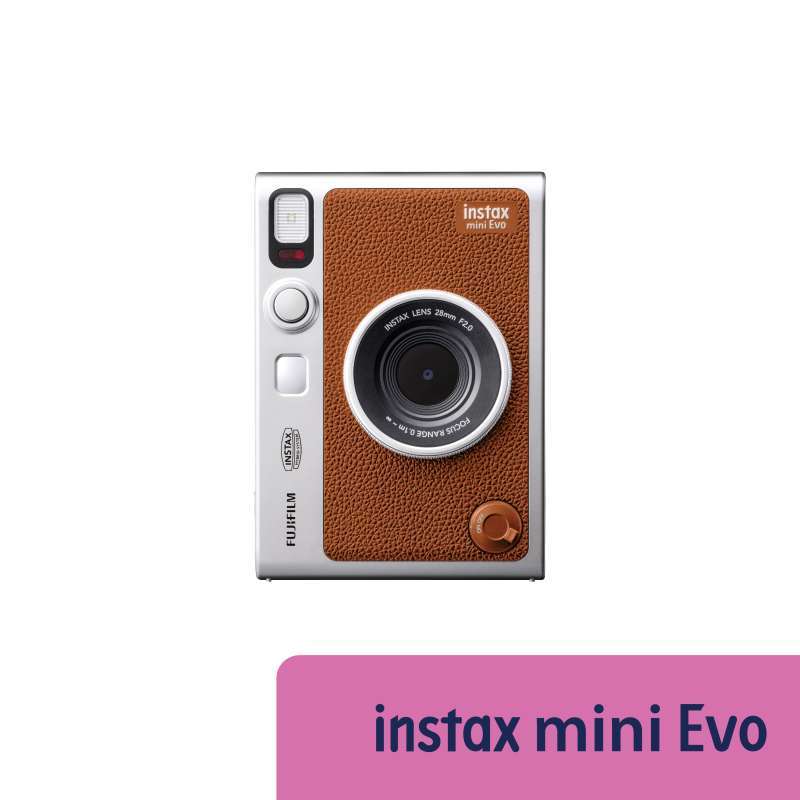 Jual FUJIFILM Instax Mini Evo Hybrid Instant Camera - Brown di Seller ...