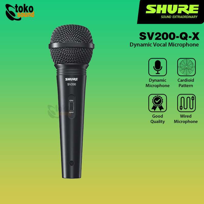 Jual Shure SV200 - Dynamic Handheld Microphone Original di Seller ...